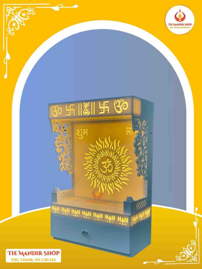 Om Small Corian Mandir - Corian Mandir Manufacturer | The Mandir Shop ...