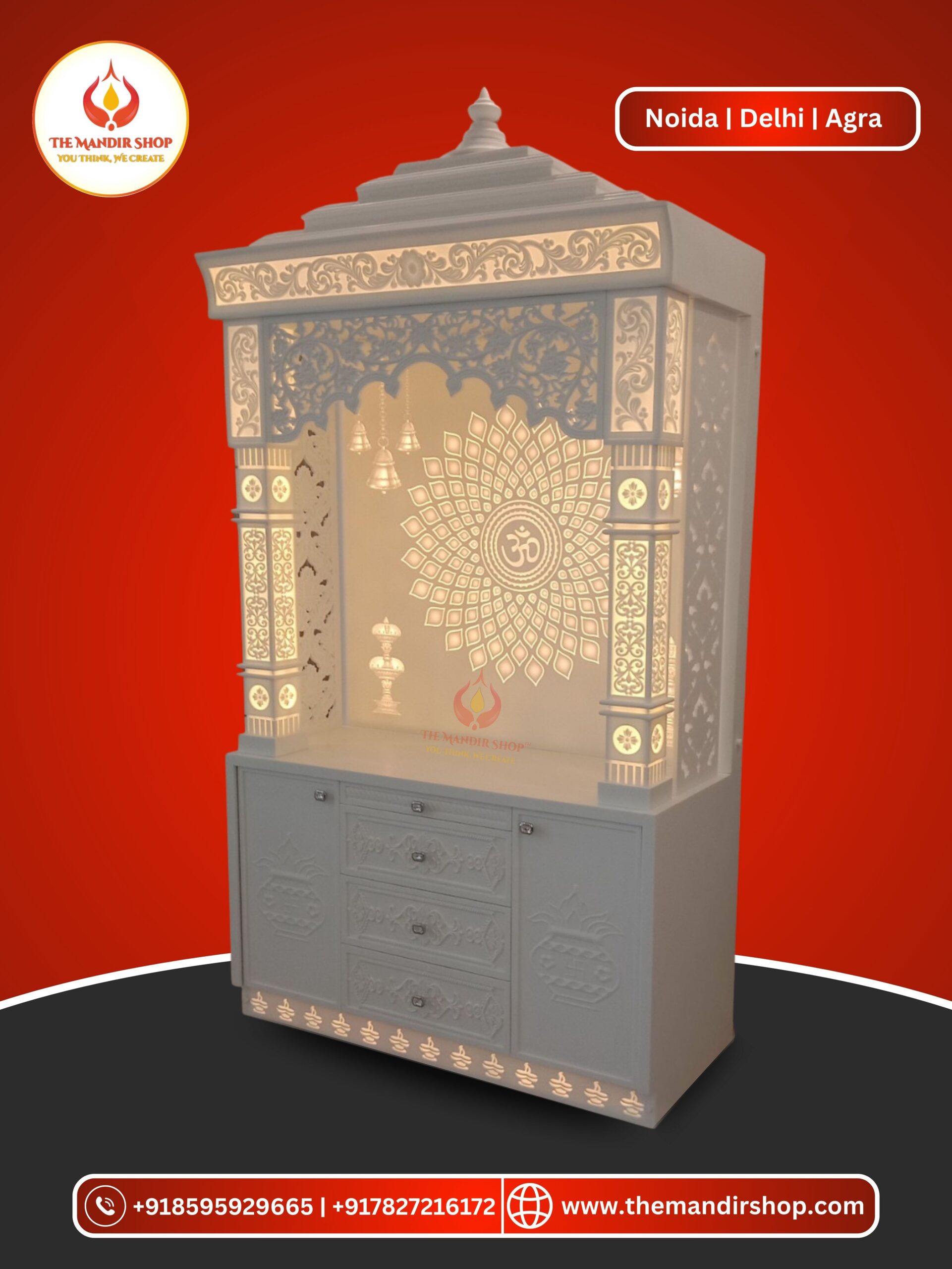 Premium Corian Mandir Design 2026 - The Mandir Shop – Premium Corian ...